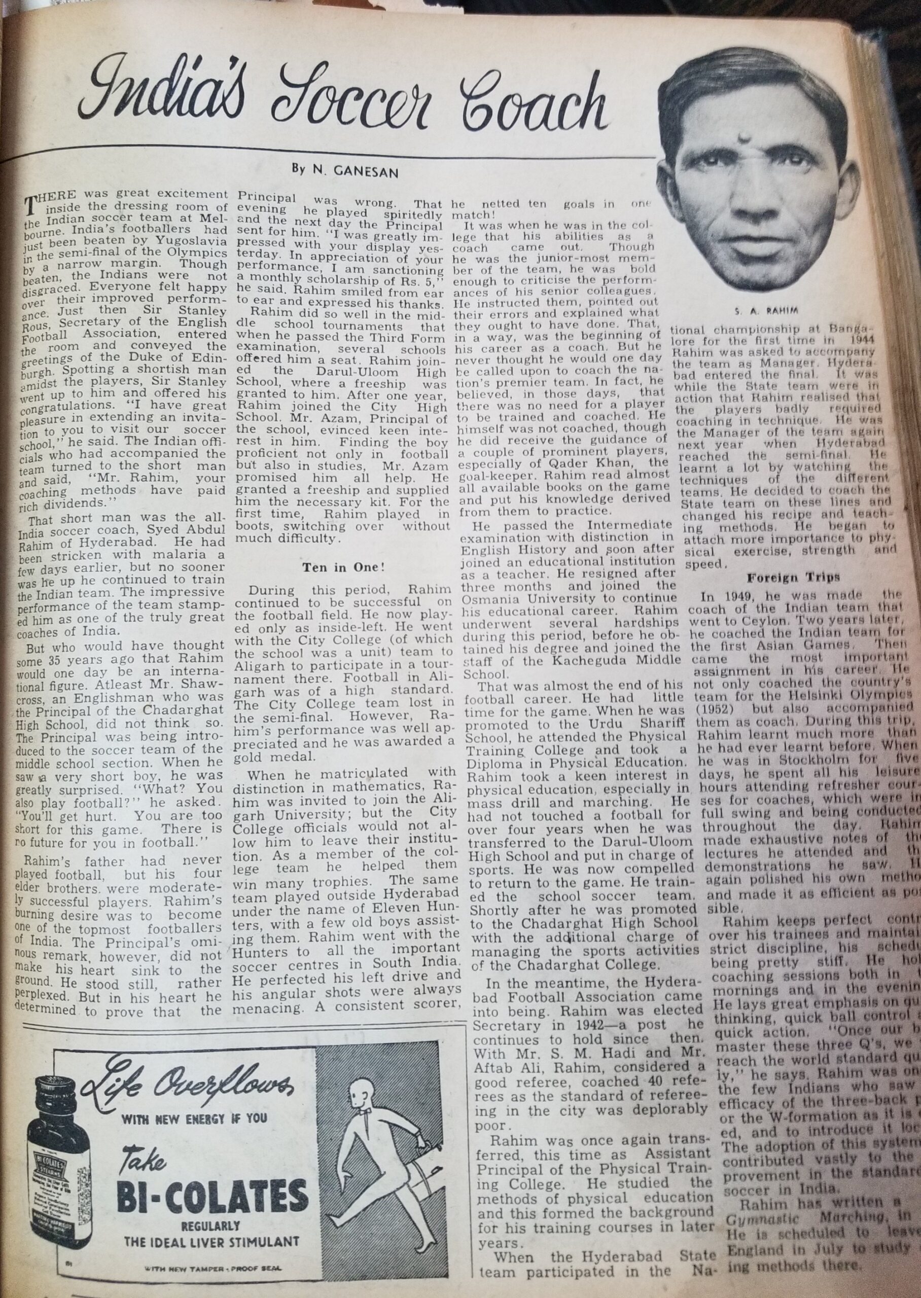 Maidaan extends SA Rahim’s journey in football fans’ collective ...