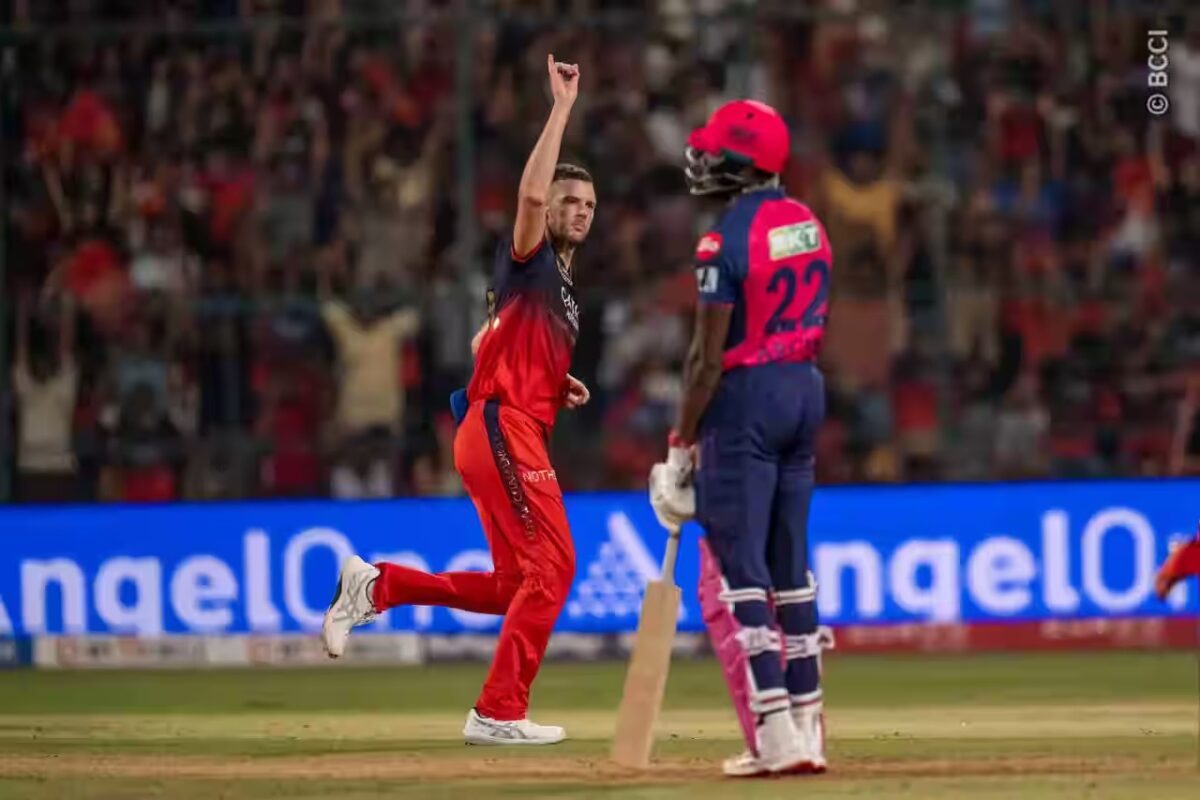 RCB vs RR, IPL 2025: Josh Hazlewood Joins Prasidh Krishna as Purple Cap ...